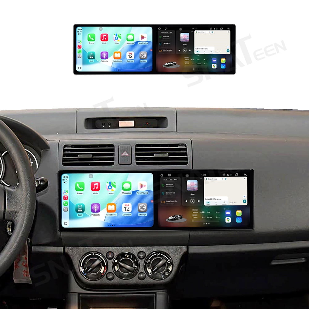 SNATEEN Dual 10.1 inch Carplay Screen/Radio/Multimedia Player for ...