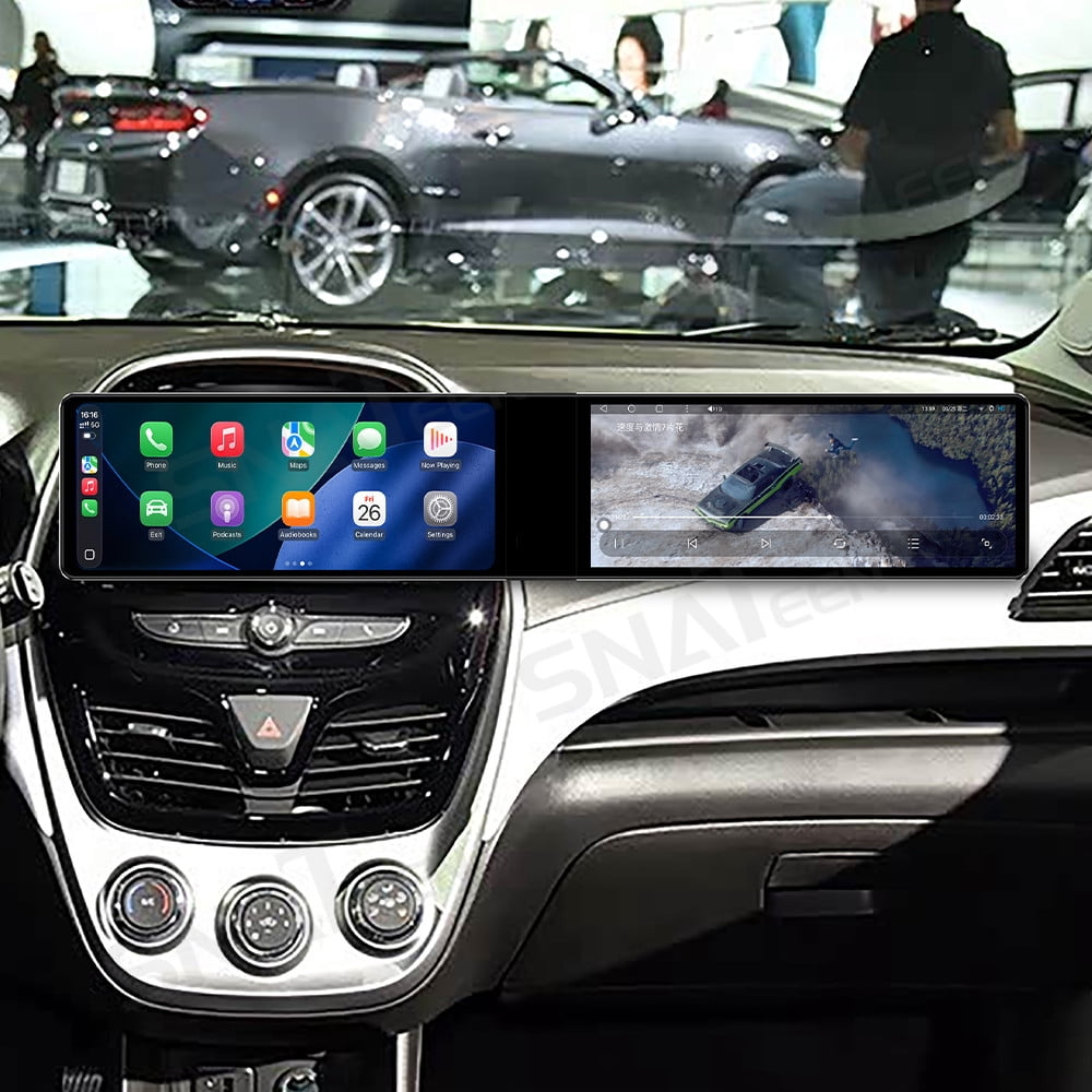 SNATEEN Dual 12.3 inch Carplay Screen/Radio/Multimedia Player for ...