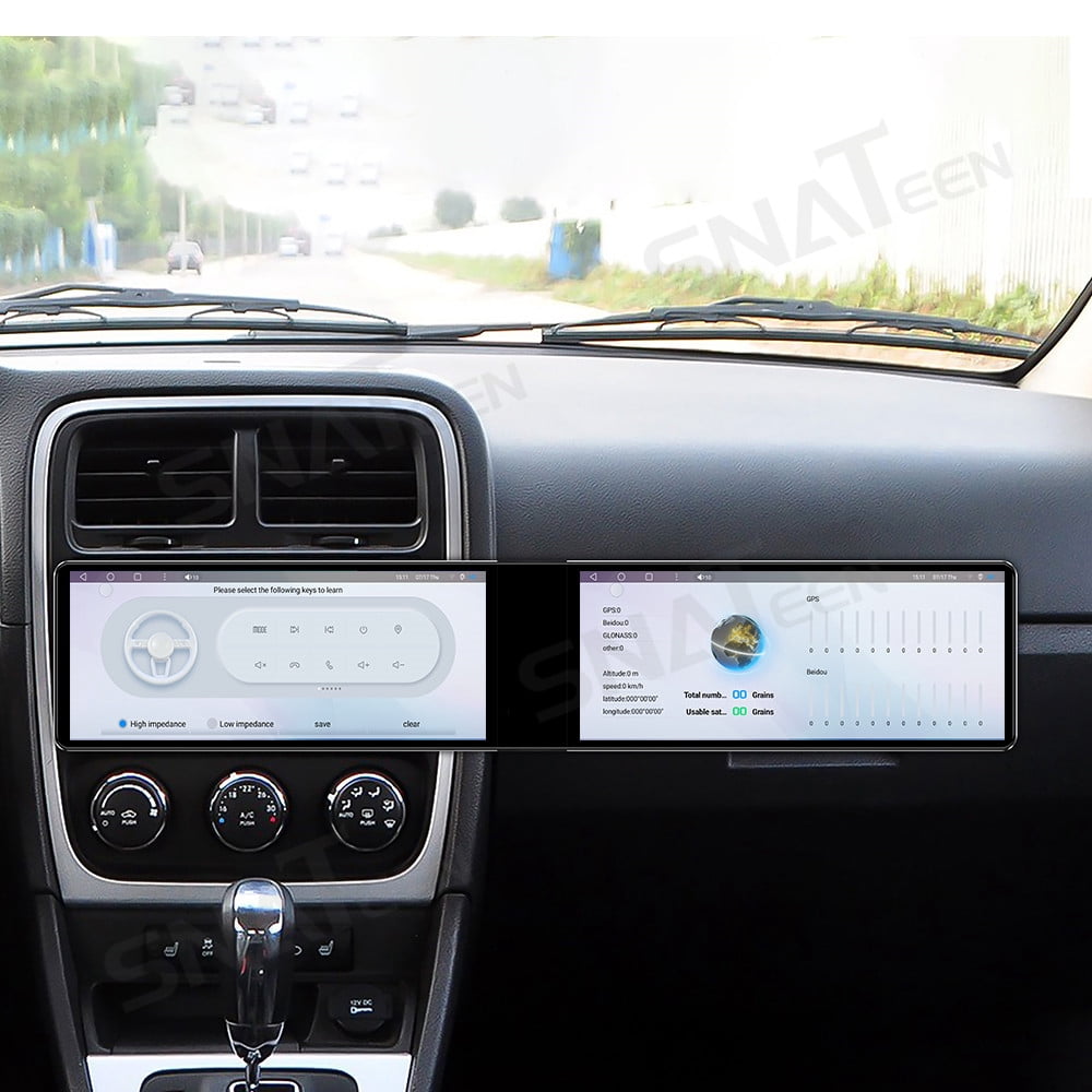 SNATEEN Dual 12.3 inch Carplay Screen/Radio/Multimedia Player for Dodge ...