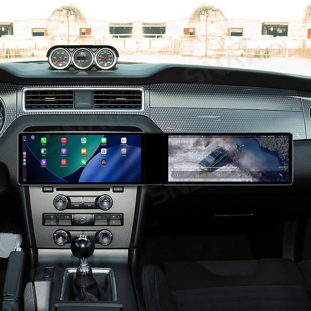 SNATEEN Dual 12.3 inch Carplay Screen/Radio/Multimedia Player for Ford ...