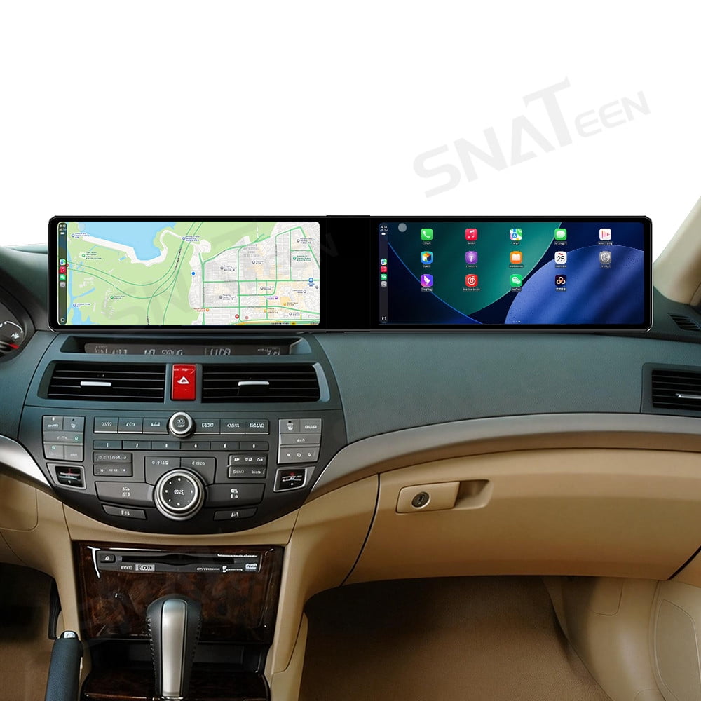 SNATEEN Dual 12.3 inch Carplay Screen/Radio/Multimedia Player for Honda ...