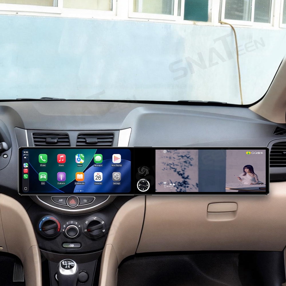 SNATEEN Dual 12.3 inch Carplay Screen/Radio/Multimedia Player for ...