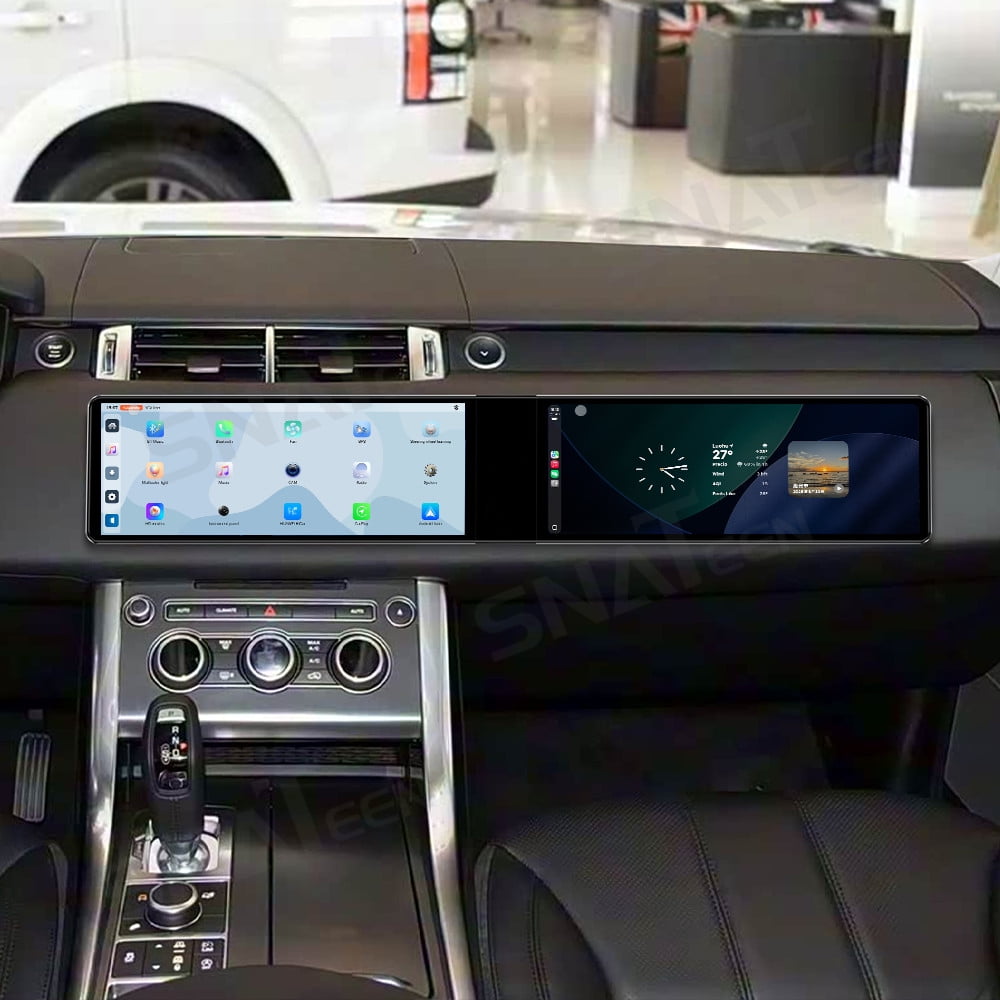 SNATEEN Dual 12.3 inch Carplay Screen/Radio/Multimedia Player for Land ...