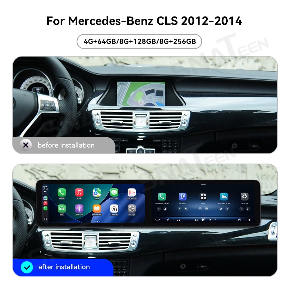 SNATEEN Dual 12.3 inch Carplay Screen/Radio/Multimedia Player for ...