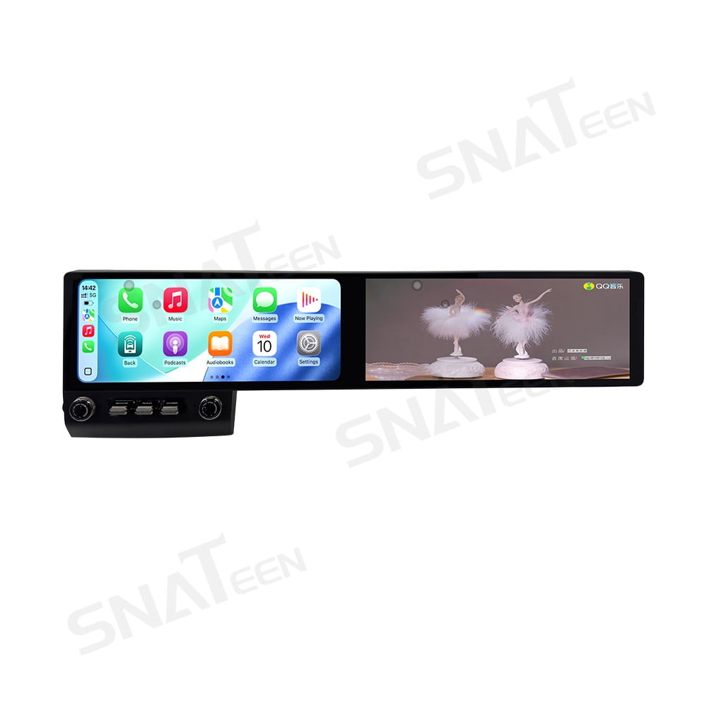 SNATEEN Dual 12.3 inch Carplay Screen/Radio/Multimedia Player for ...