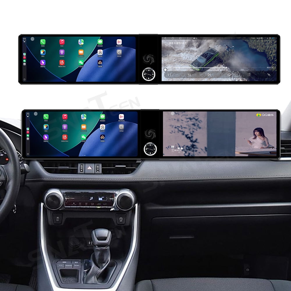 SNATEEN Dual 12.3 inch Carplay Screen/Radio/Multimedia Player for ...