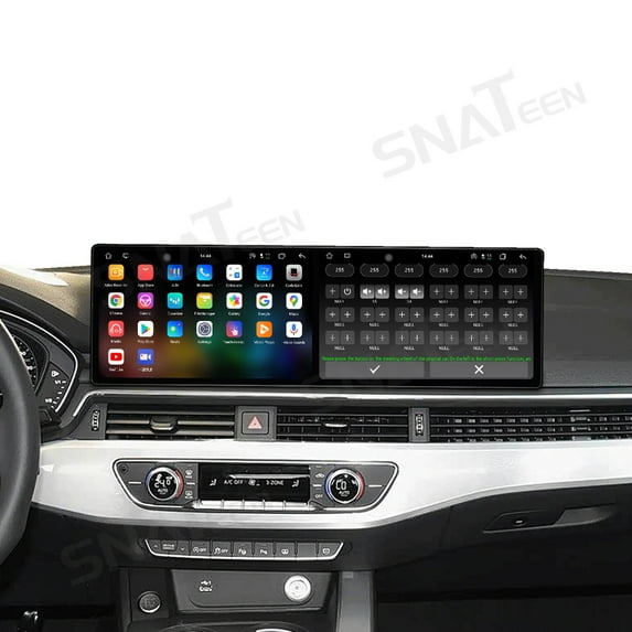 SNATEEN Dual 9.1 inch Carplay Screen/Radio/Multimedia Player for Audi ...