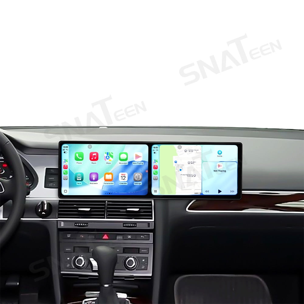 SNATEEN Dual 9.1 inch Carplay Screen/Radio/Multimedia Player for Audi ...
