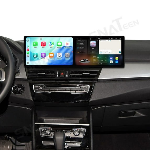 SNATEEN Dual 9.1 inch Carplay Screen/Radio/Multimedia Player for BMW 2 ...