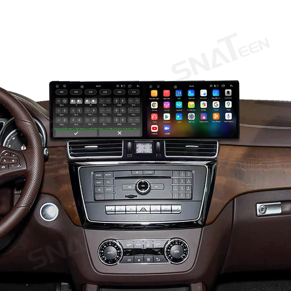 SNATEEN Dual 9.1 inch Carplay Screen/Radio/Multimedia Player for Benz ...