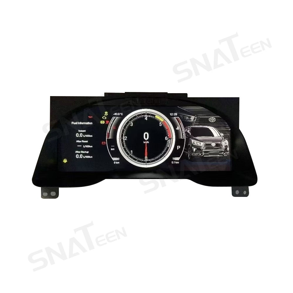 SNATEEN LCD Dashboard for Toyota Innova Instrument Panel 2016 2017 2018 ...