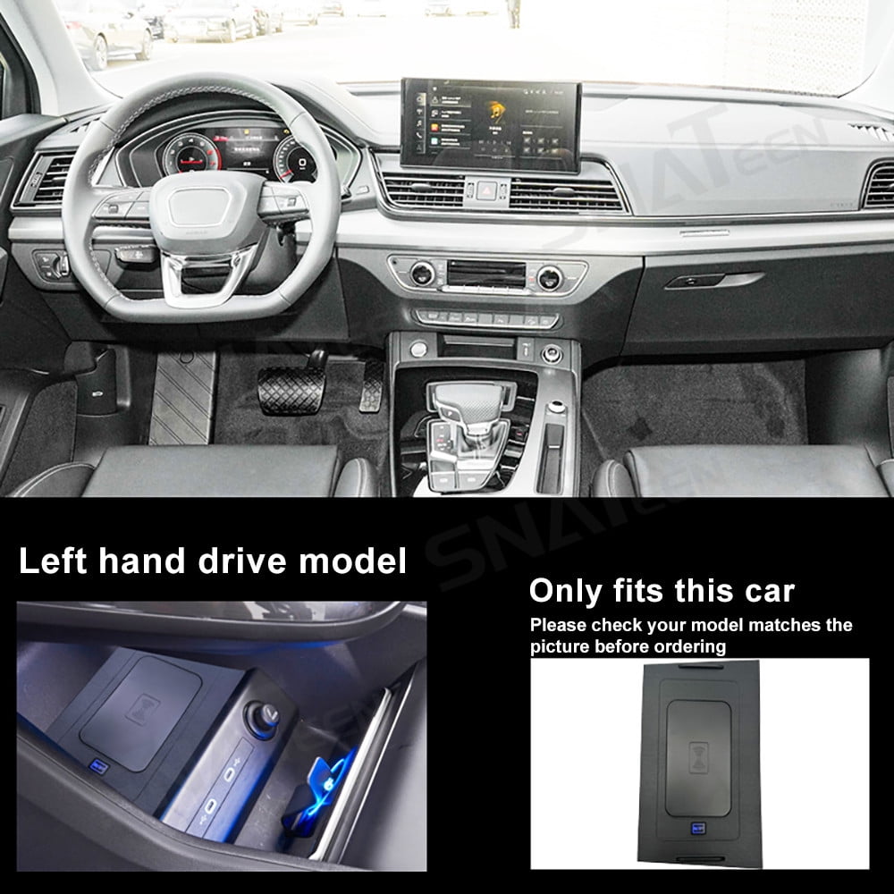 SNATEEN Wireless Charging Pad for Audi Q5 e-tron 2022 2023 2024 | Fast ...
