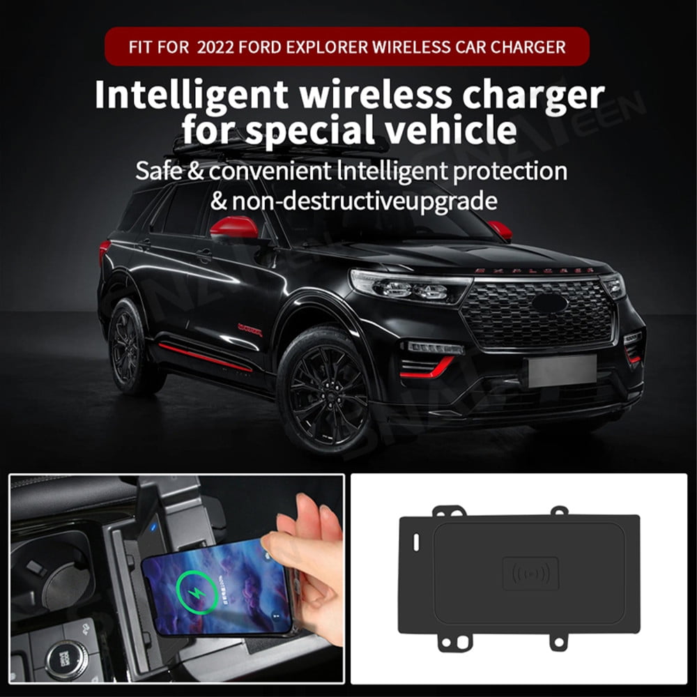 SNATEEN Wireless Charging Pad for Ford EXPLORER 2022 Fast Qi Charger ...