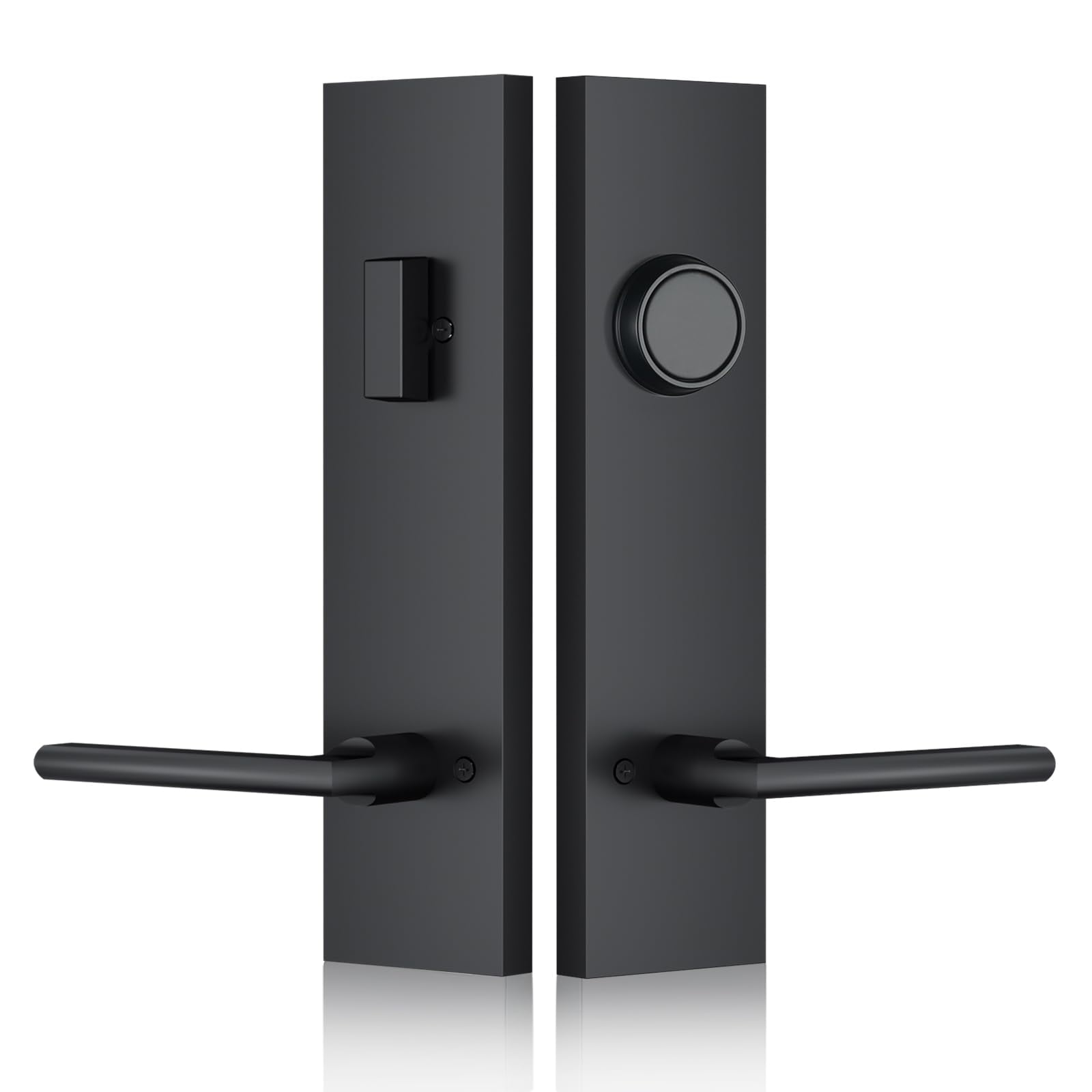 SNBTLA Matte-Black Dummy Handle Set - Designed for Non-Locking Side ...