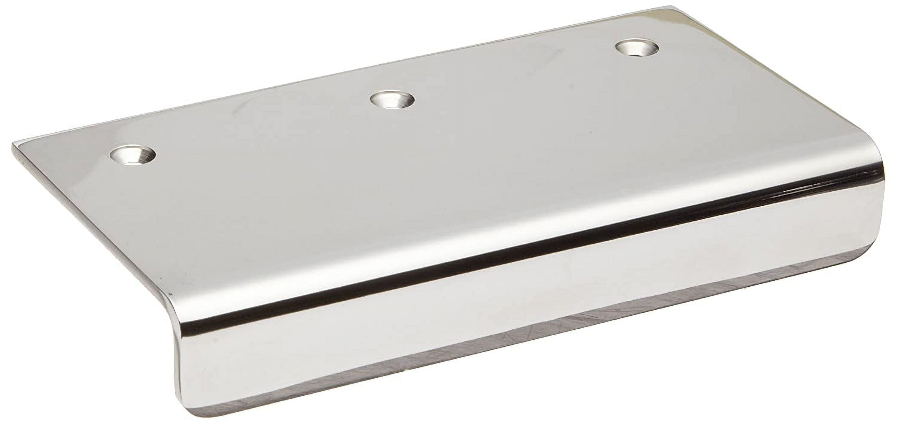 SND 304 Stainless Steel Edge Pull Handle, Mirror Finish, Threaded Holes ...