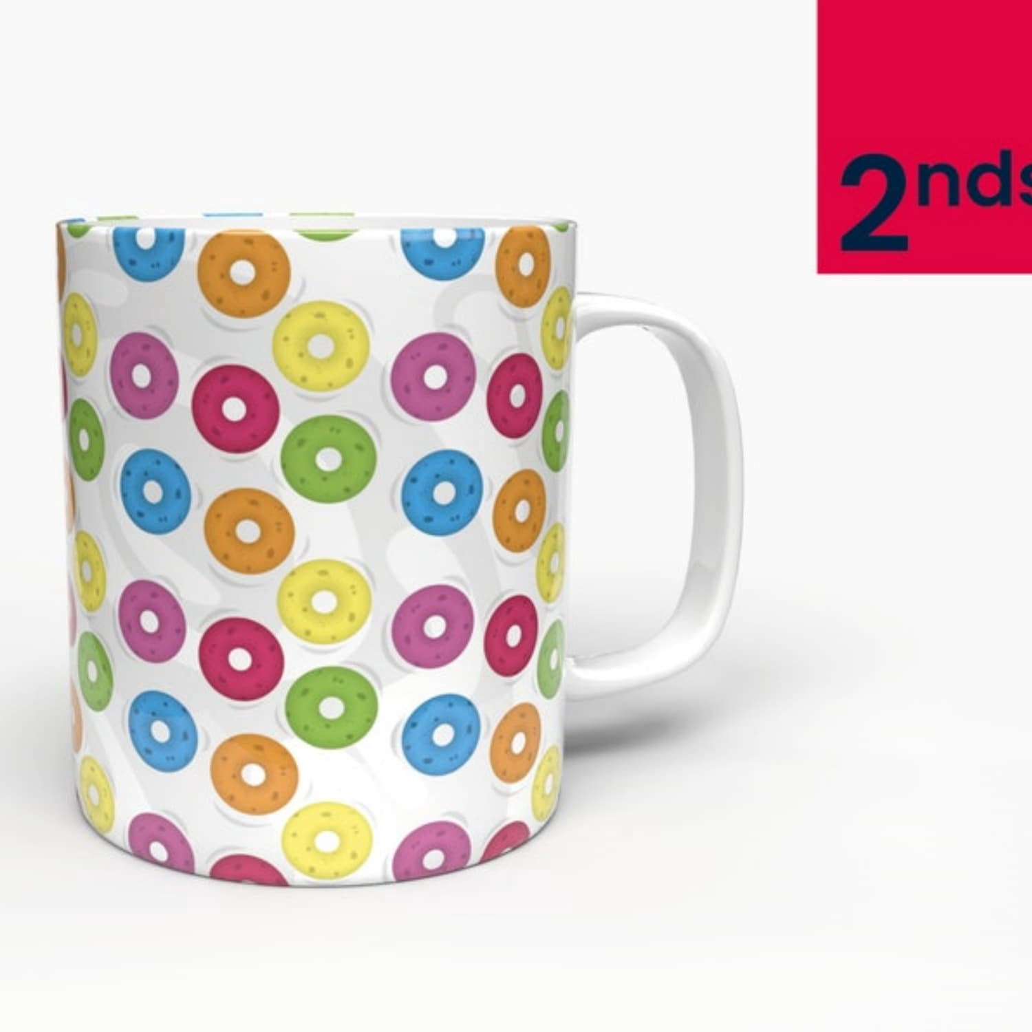 SNDS Cereal Mug Breakfast Froot Loops Mug Colourful Coffee Mug Espres ...