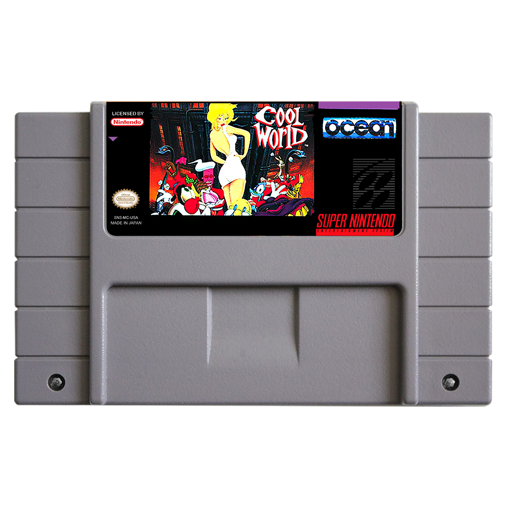 SNES Games Cartridge Cool World - Walmart.com