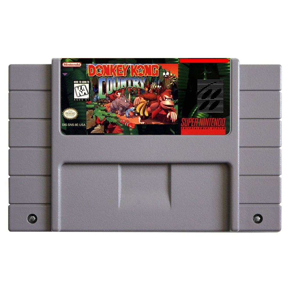 SNES Games Cartridge Donkey Kong Country - Competition Cartridge ...