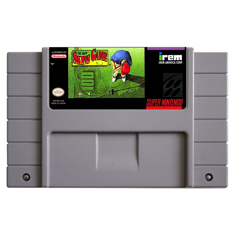 SNES Games Cartridge Irem Skins Game, The - Walmart.com