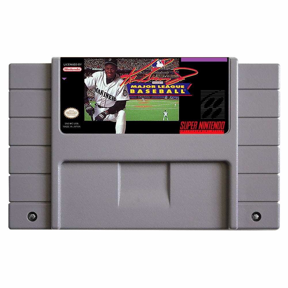 SNES Games Cartridge Ken Griffey Jr. Presents Major League Baseball ...