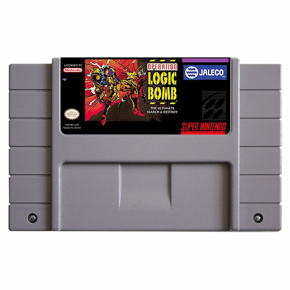 SNES Games Cartridge Operation Logic Bomb - The Ultimate Search ...