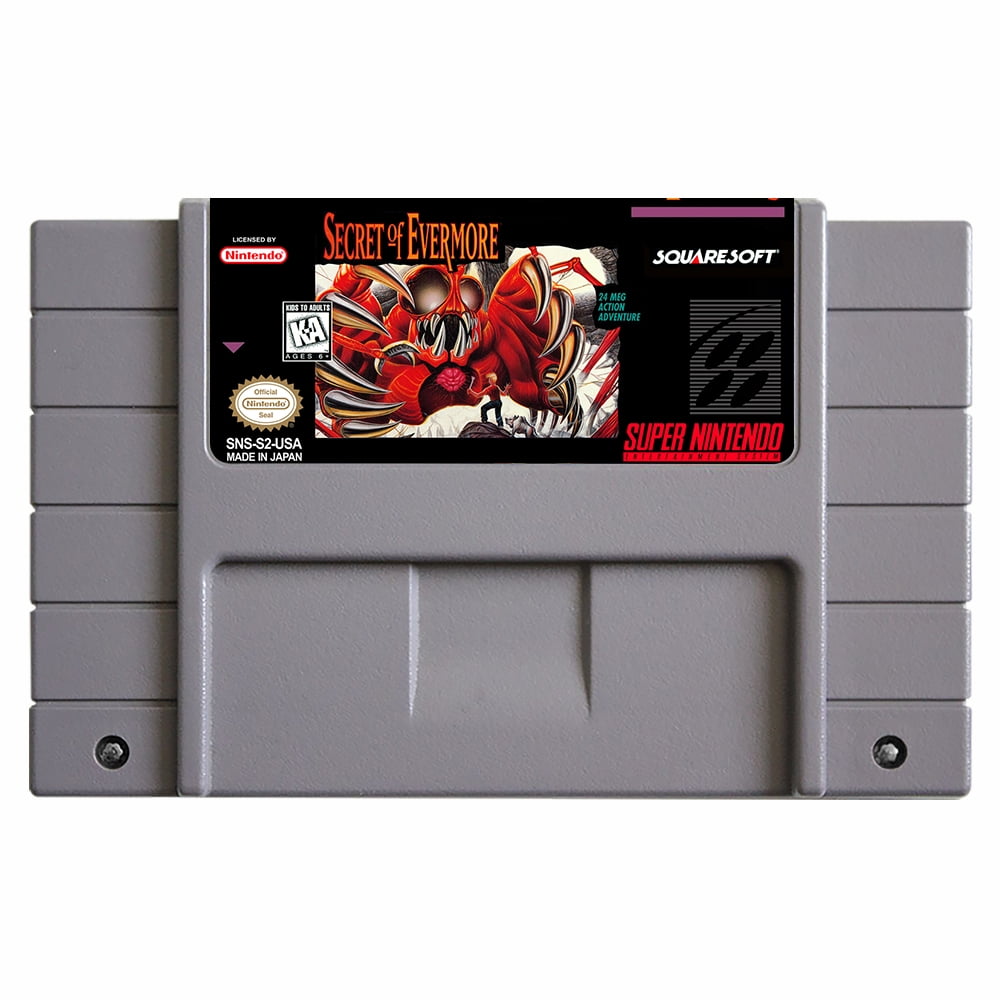 SNES Games Cartridge Secret of Evermore - Walmart.com