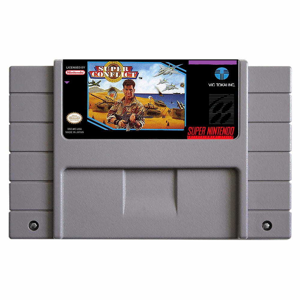 SNES Games Cartridge Super Conflict - Walmart.com