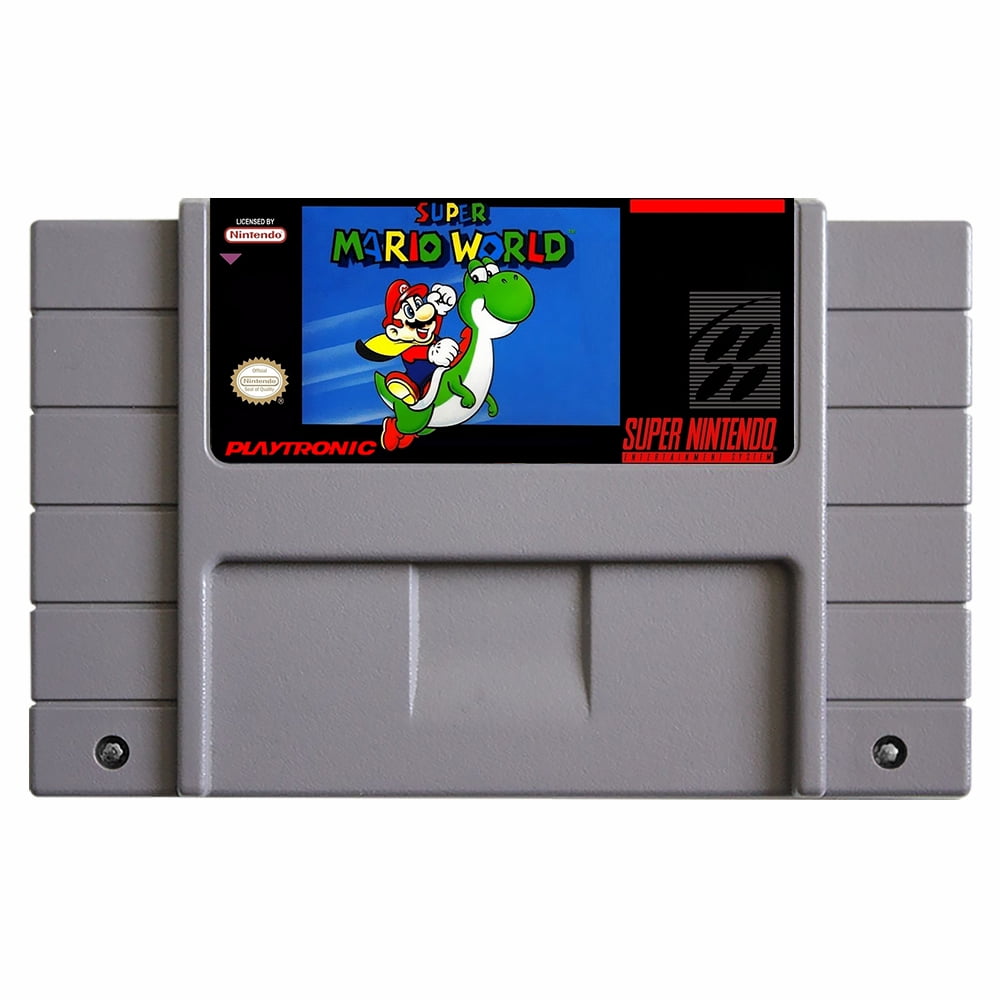 SNES Games Cartridge Super Mario World - Walmart.com