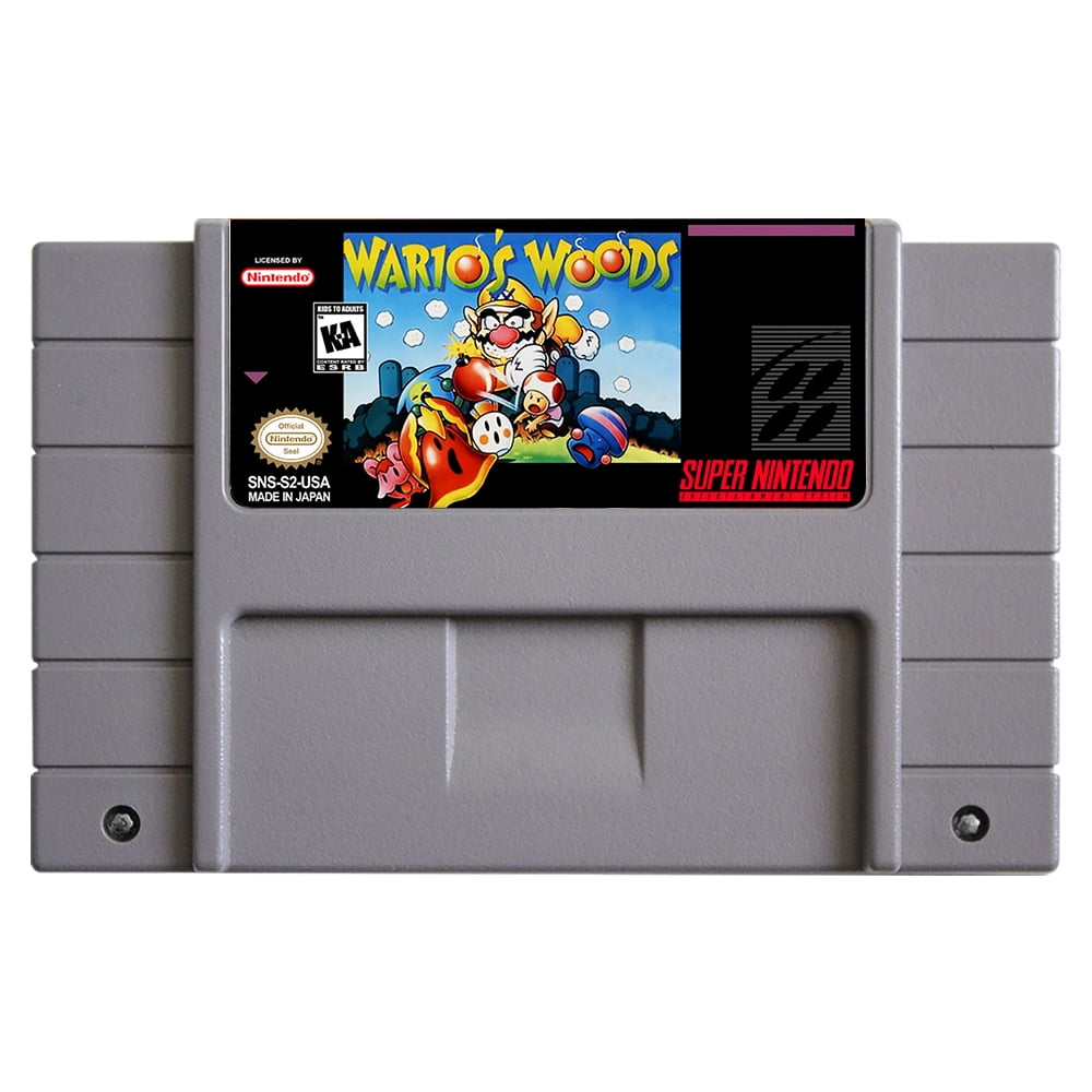 SNES Games Cartridge Wario's Woods - Walmart.com