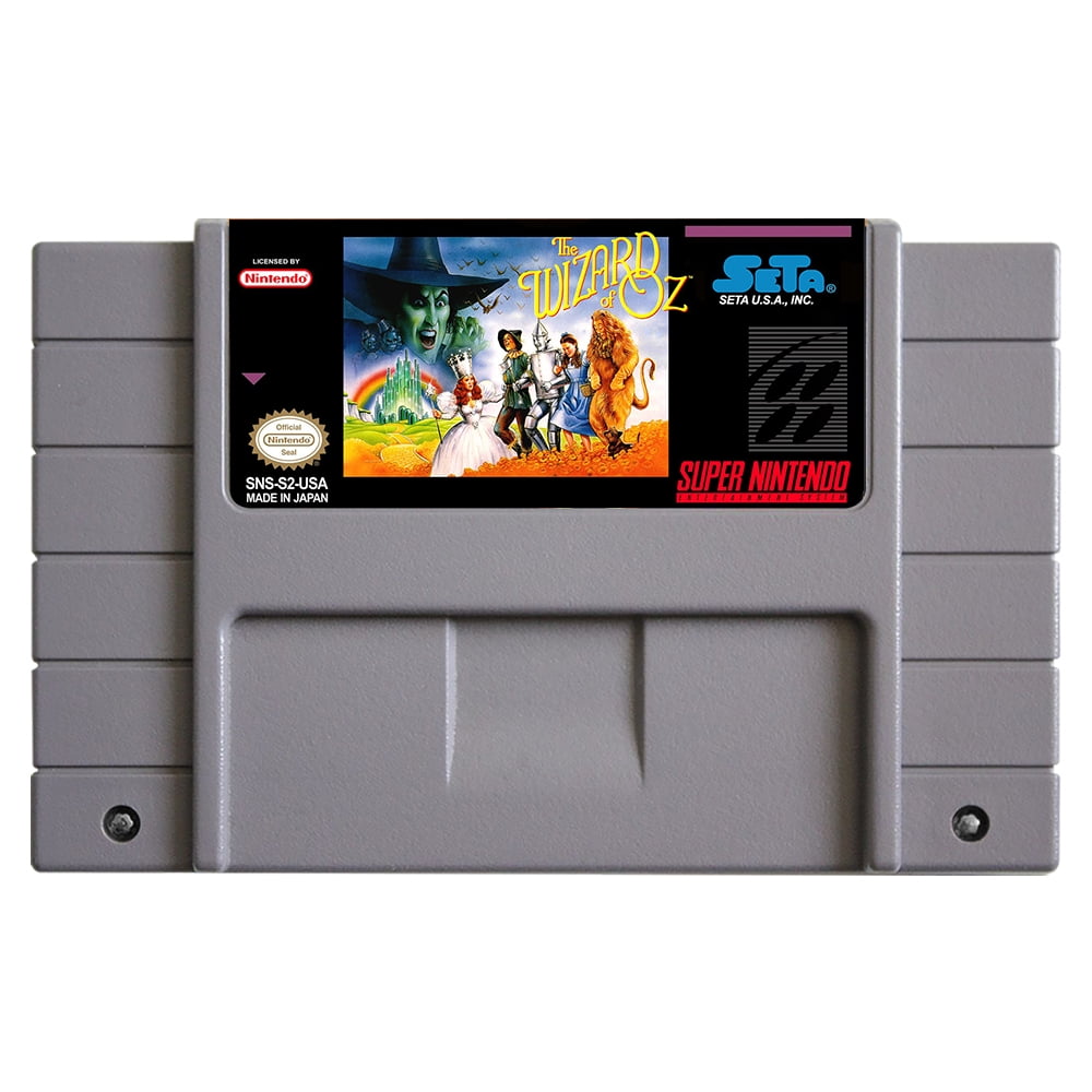 SNES Games Cartridge Wizard of Oz, The - Walmart.com