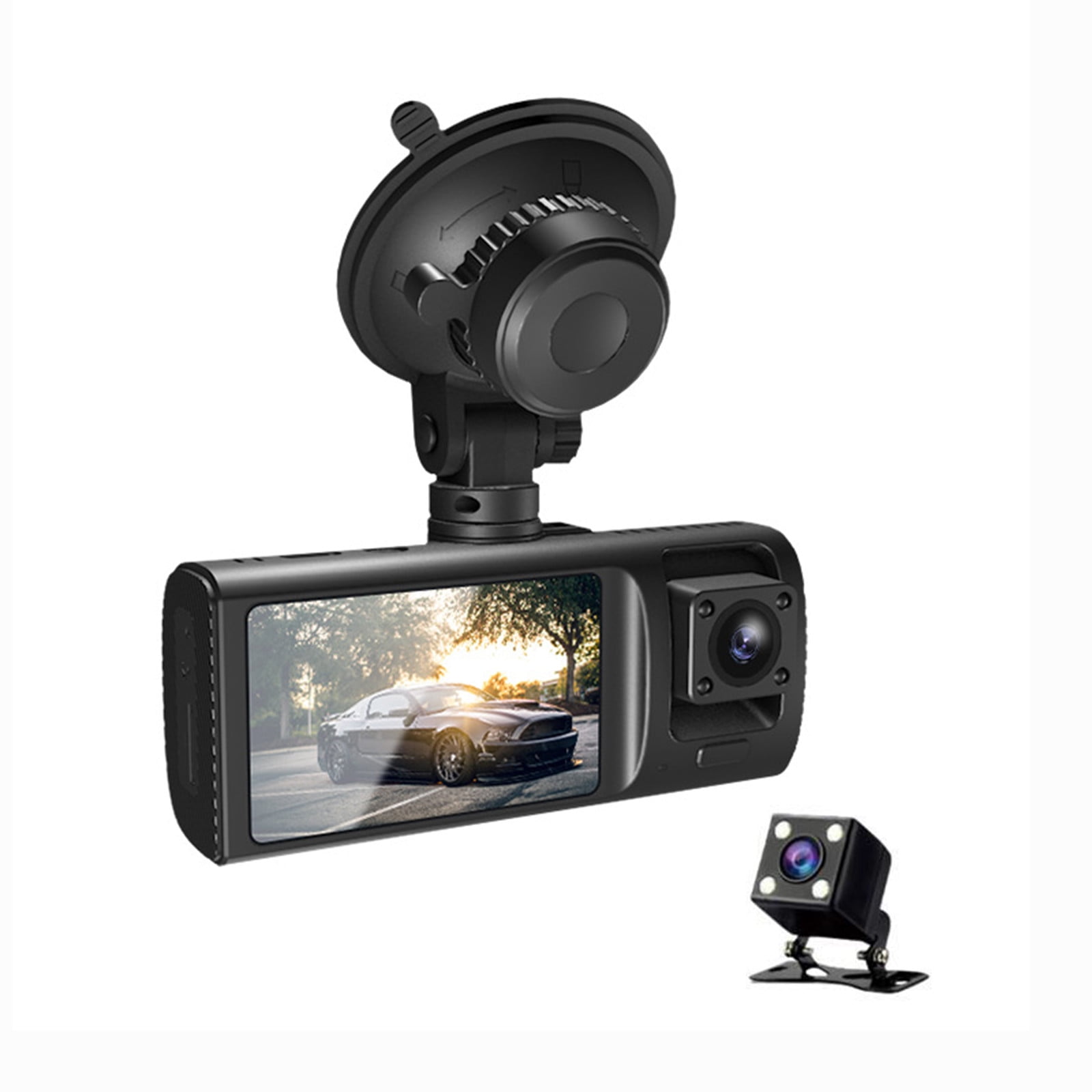 SNGMN 1080P FHD Dash Cam With WiFi Three Lens Car Driving Recorder ...