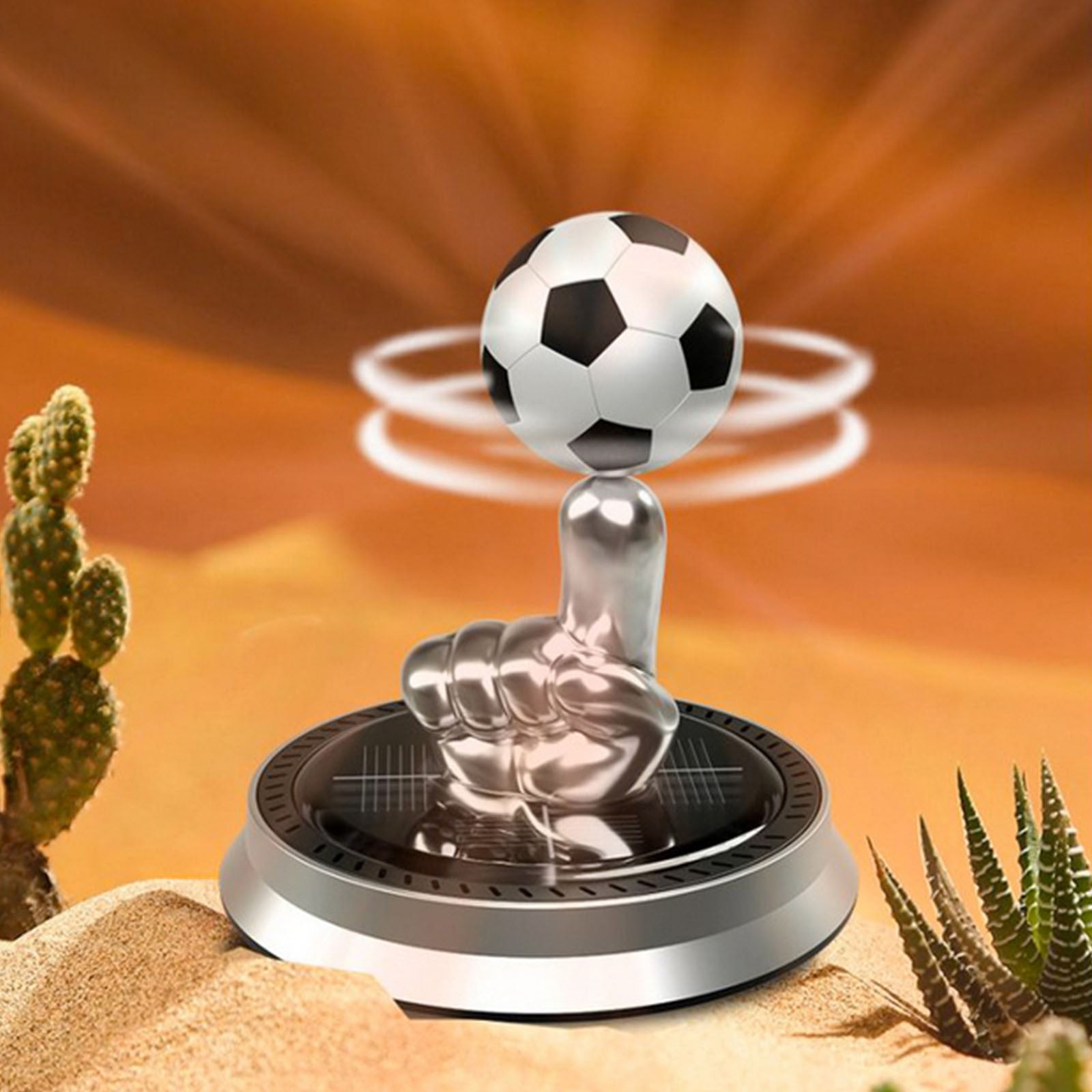 SNGMN Car Air Freshener & Decor - Solar Powered Suspended Football ...