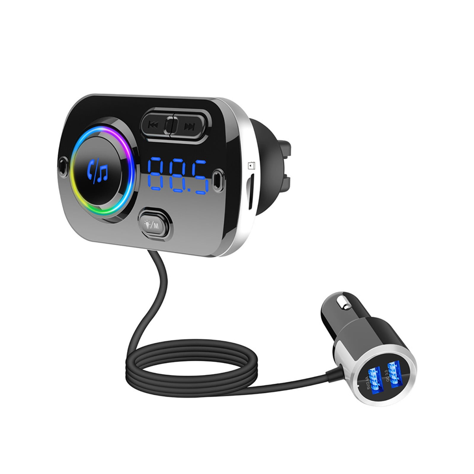 SNGMN Car Bluetooth MP3 Player QC3.0 Fast Charger Dual Device ...