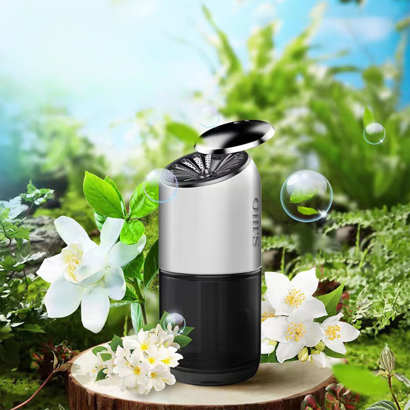 SNGMN Car Diffuser Air Freshener - 160ml Glass Car Aromatherapy Perfume ...