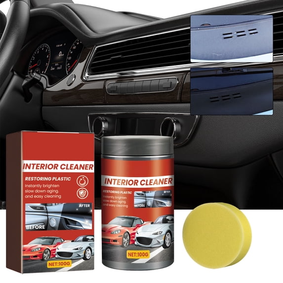SNGMN Car Interior Cleaning Paste - Dashboard Polish Cream for Plastic ...