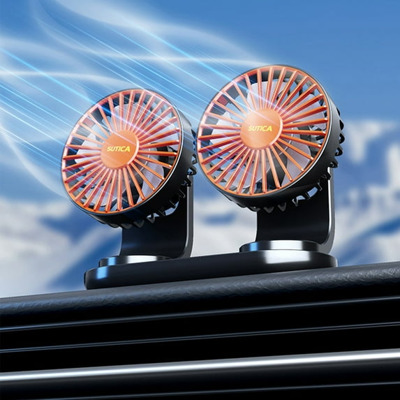 SNGMN Car Magnetic Fan - USB-C Fast Charging, 360° Air Circulation ...