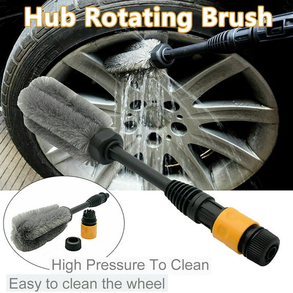 SNGMN Car Wheel Cleaning Brush - Tire Rim Scrub Brush for Car, High ...