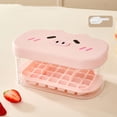 SNGMN Fun Pig Ice Tray with One-Press Release and Ice Shovel for ...
