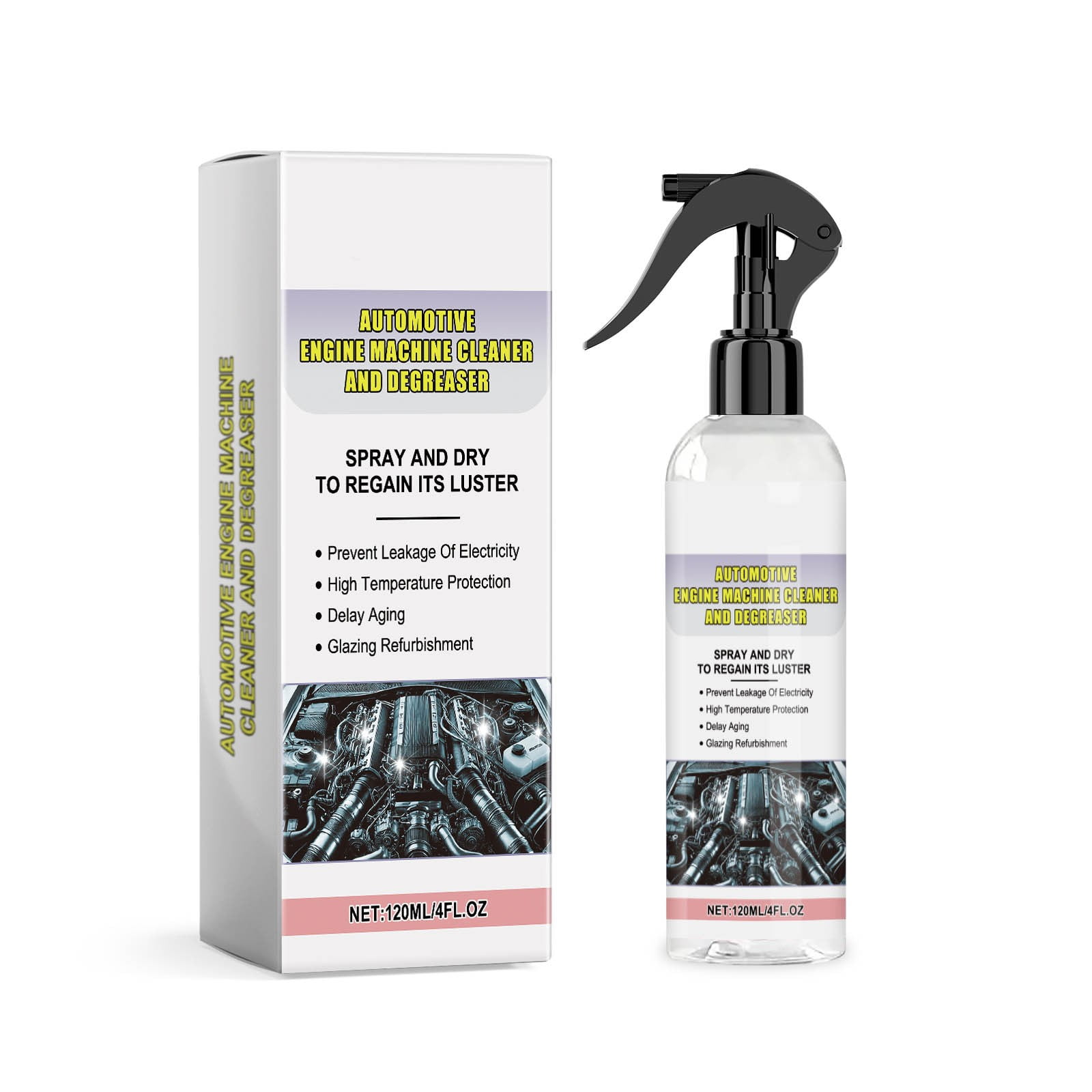 SNGMN High-Performance Automotive Engine Cleaner & Degreaser - 120ml ...
