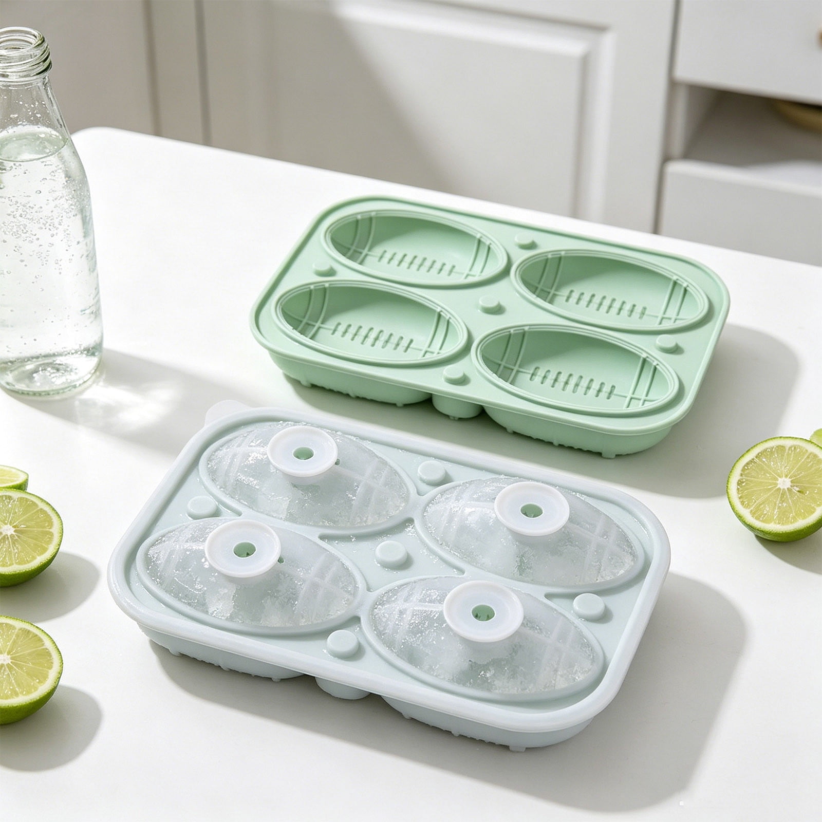SNGMN Ice Release Reusable Ice Ball Maker for Whiskey Cocktails Drinks ...