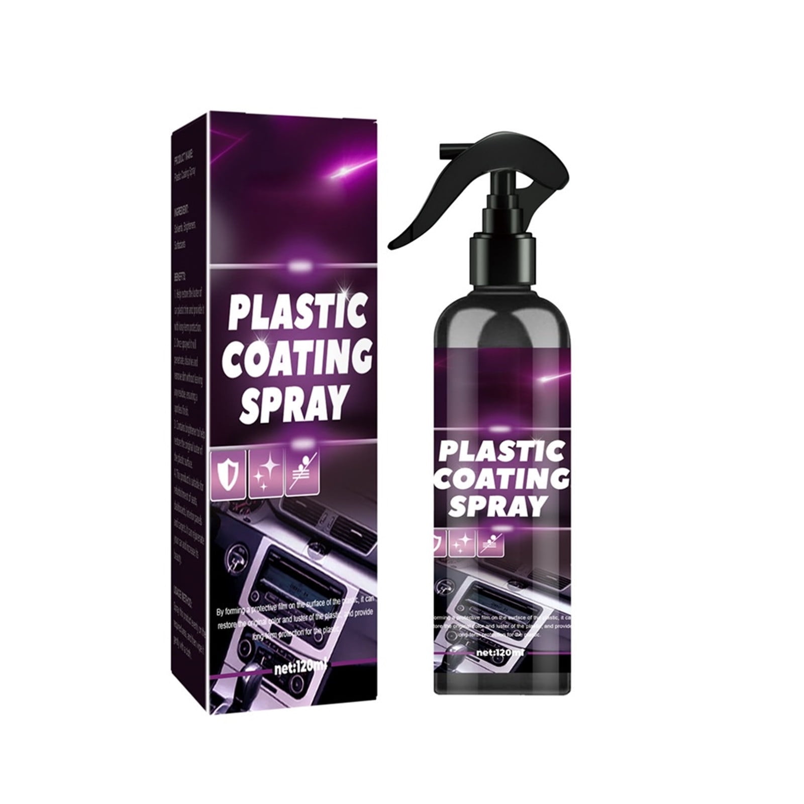 SNGMN Interior Car Cleaner - 120ml Automotive Plastic & Seat Cleaner ...