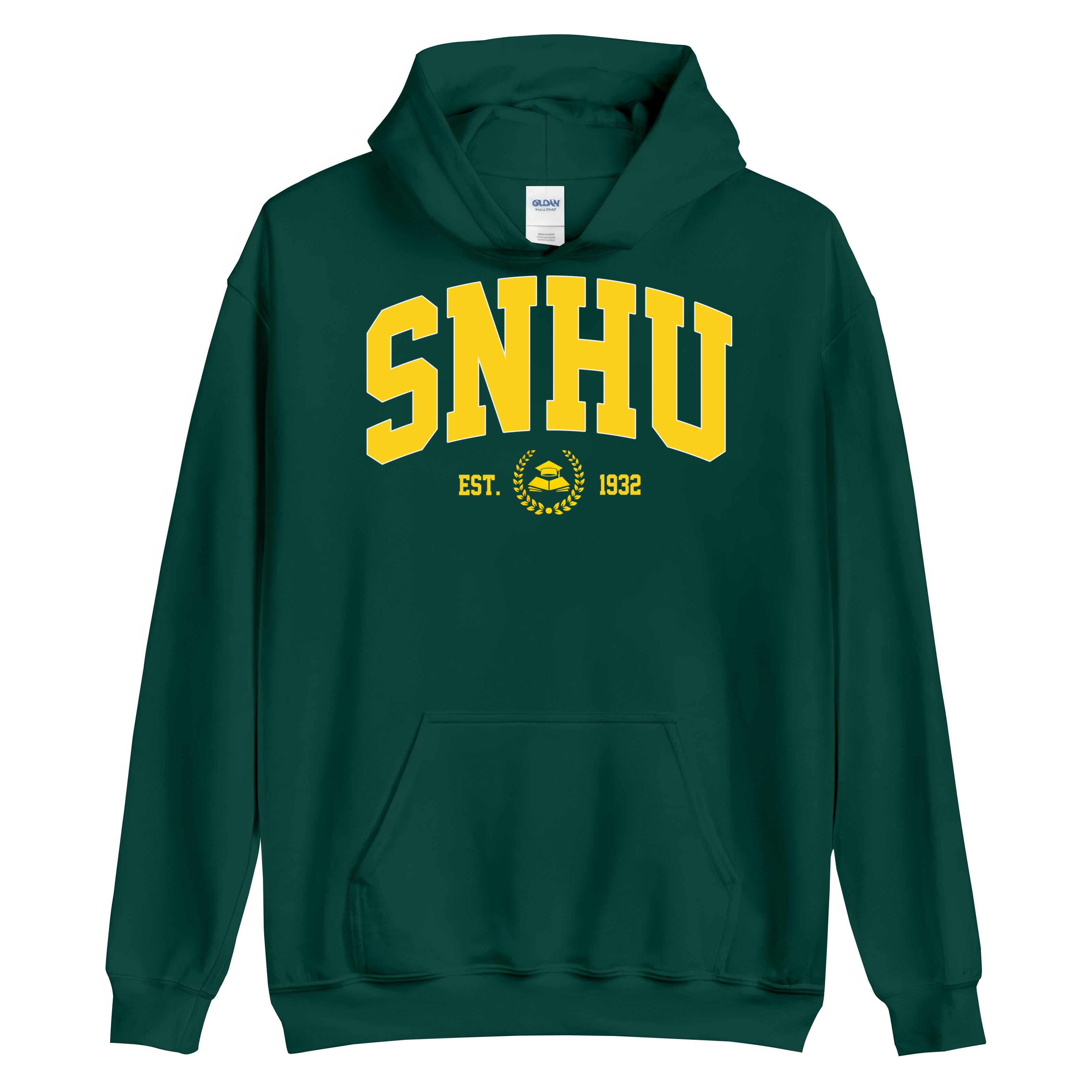 SNHU Arch Vintage Retro College Athletic Sports Tee T-Shirt - Walmart.com