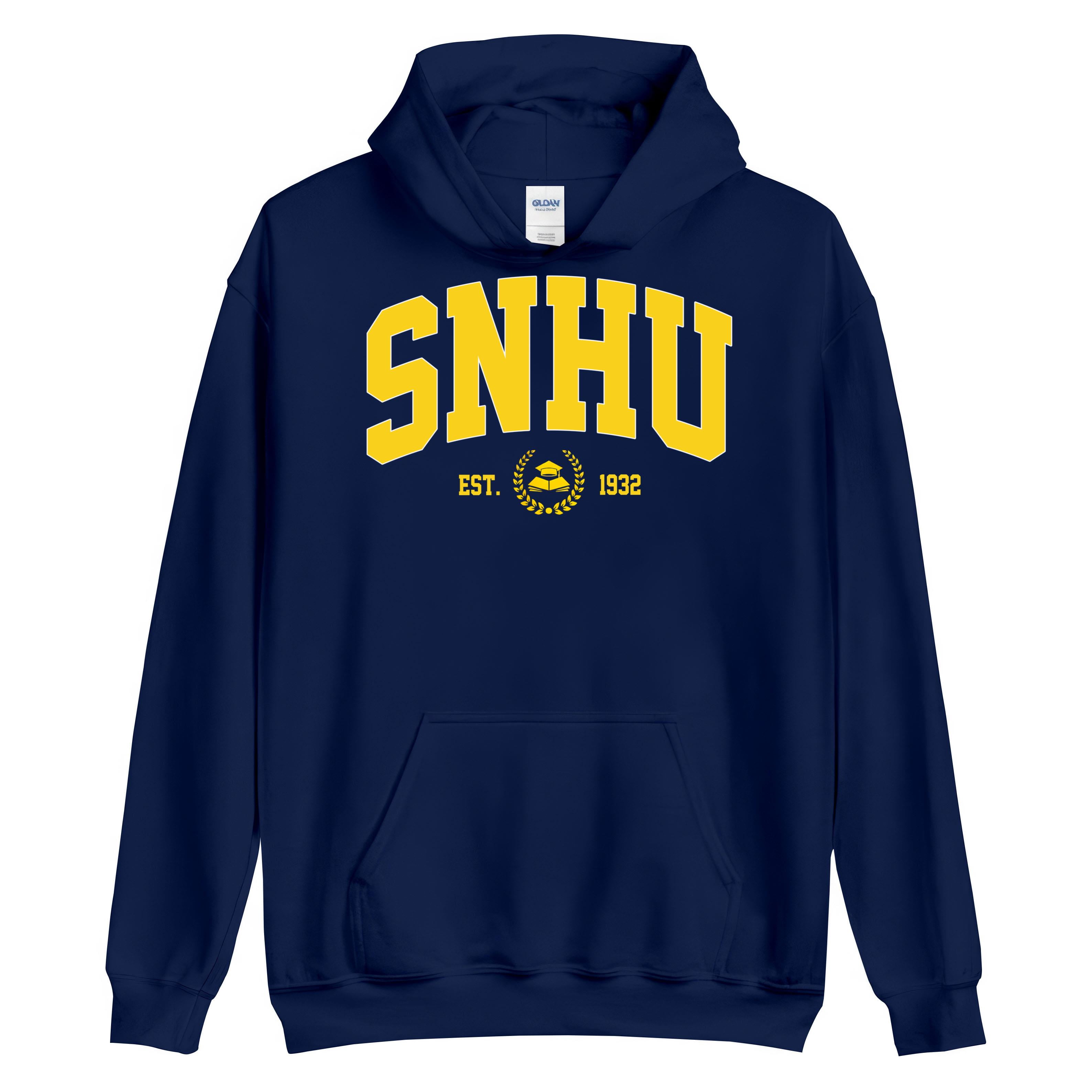 SNHU Arch Vintage Retro College Athletic Sports Tee T-Shirt - Walmart.com