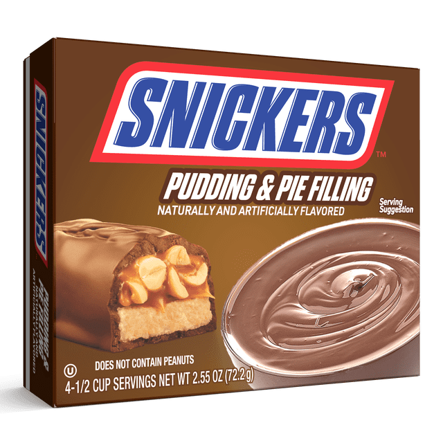 SNICKERS™ Milk Chocolate Pudding & Pie Filling, 3.03 oz, Box - Walmart.com