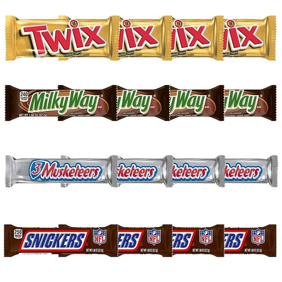 Candy Bars Variety Pack Full Size