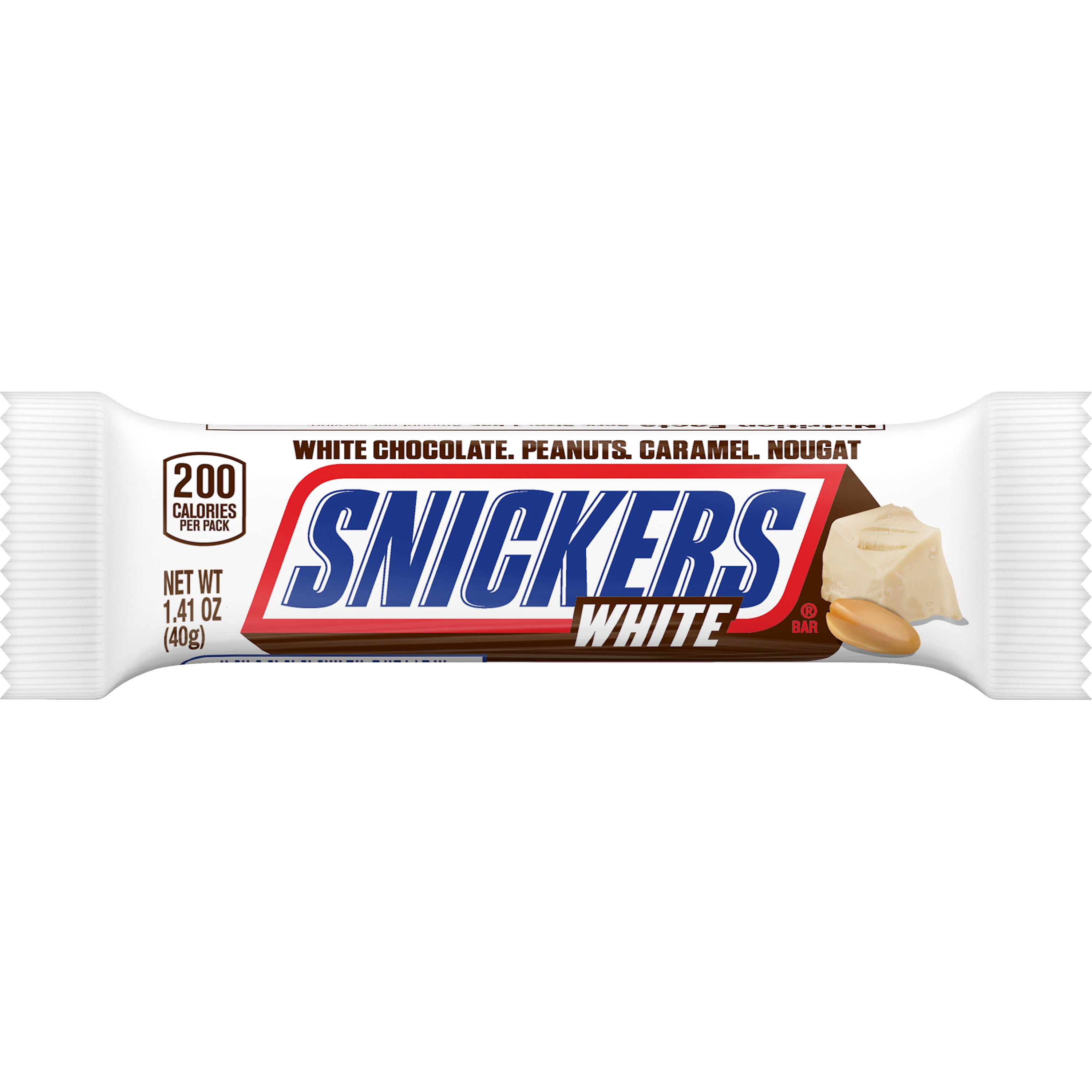 SNICKERS White Chocolate Singles Size Candy Bar 1.41-Ounce - Walmart.com