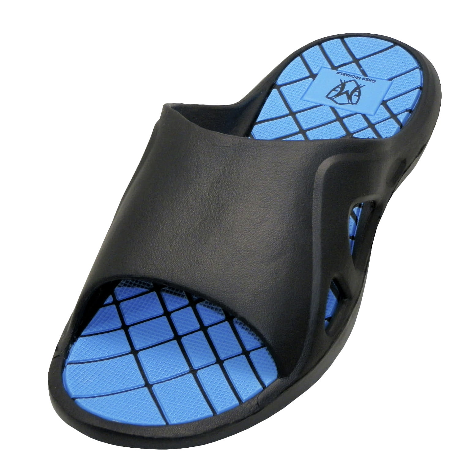 SNJ Men's Beach Pool EVA Light Comfort Slide Waterproof Slipper ...