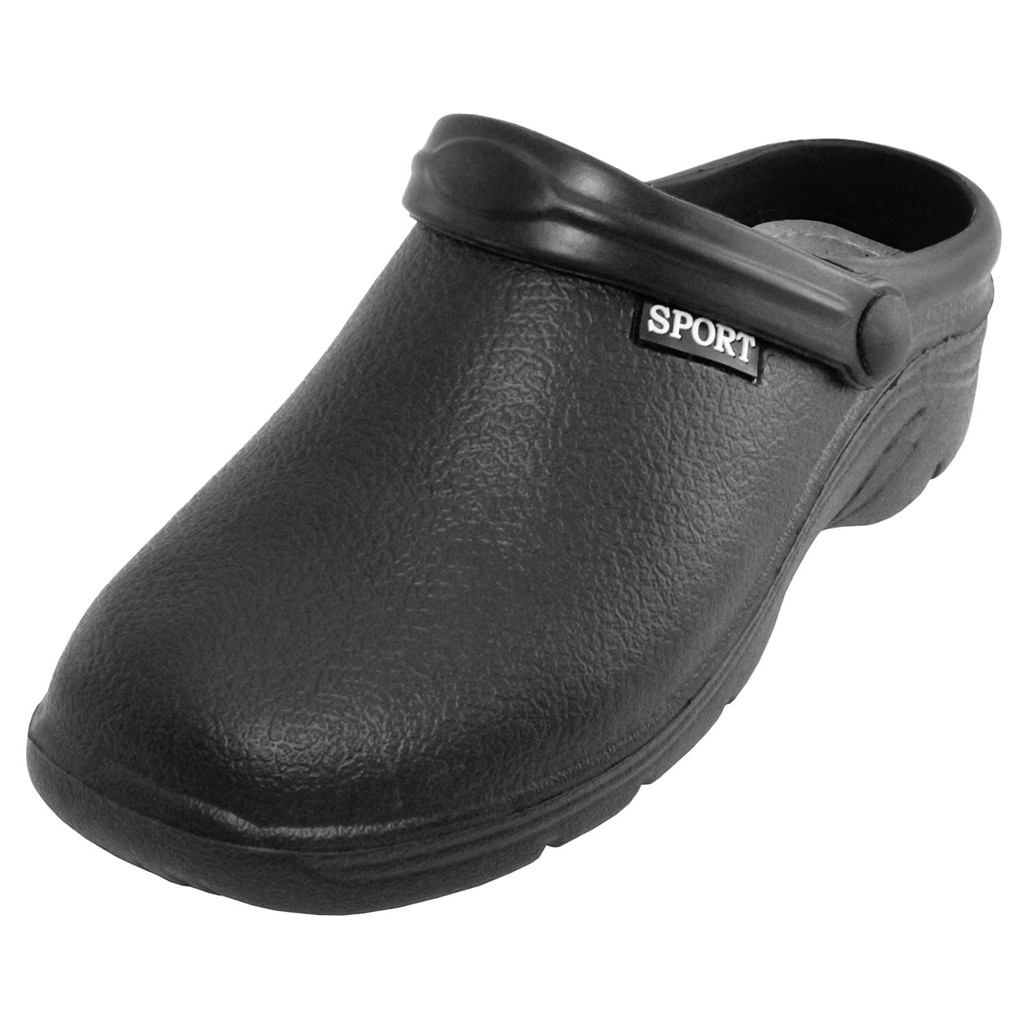 SNJ Men's Lightweight Clogs, Slip-On Indoor Outdoor Sandals, Synthetic ...