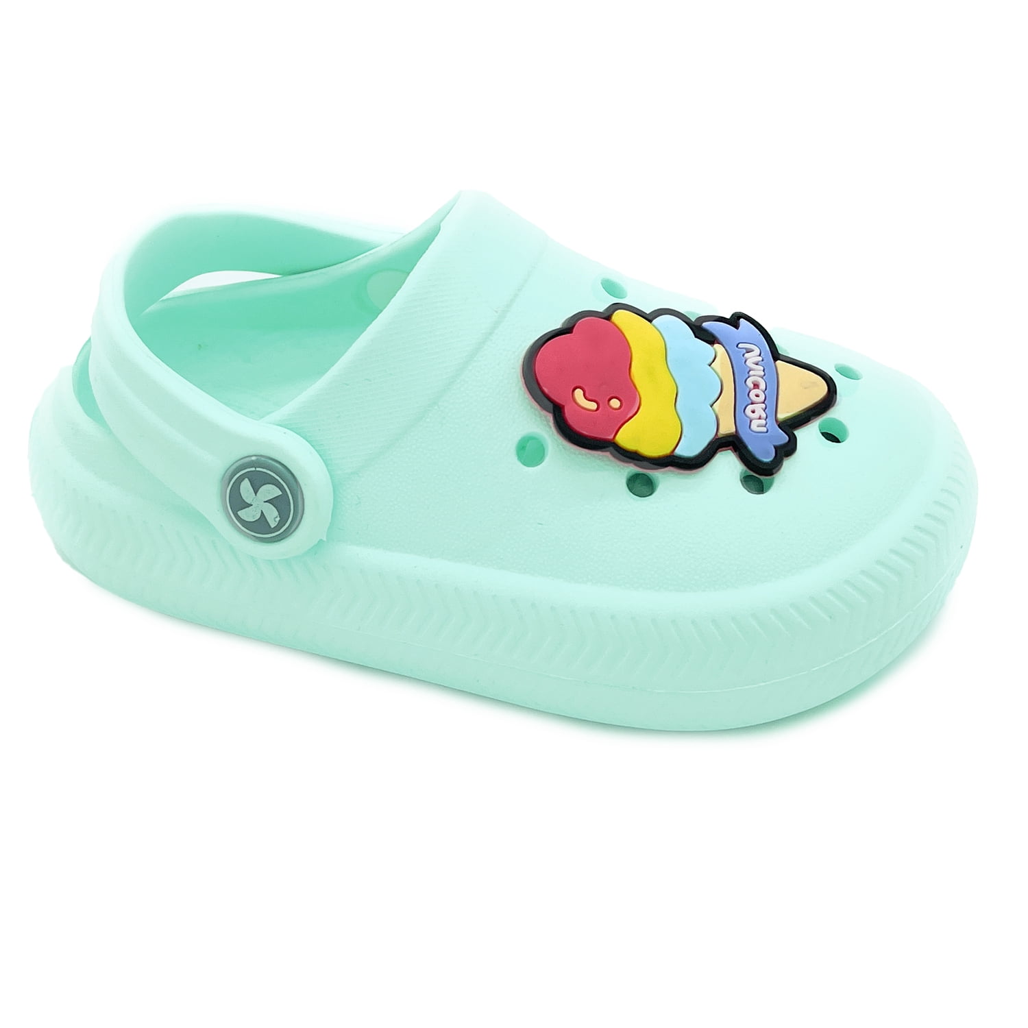 SNJ New Cute Garden Clogs for Toddler Girl Boy Kids Lightweight Slip On ...