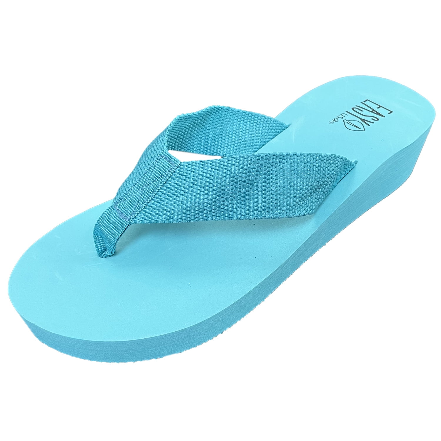 SNJ New Women's Summer Platform Flip Flop Thong Beach Light Wedge ...